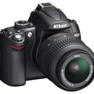 Nikon D5000 DSLR Camera with 18-55mm f/3.5-5.6G VR and 55-200mm f/4-5.6G VR Lenses (OLD MODEL)