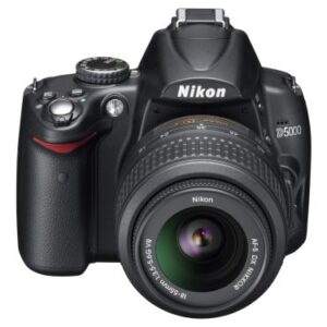 Nikon D5000 DSLR Camera with 18-55mm f/3.5-5.6G VR and 55-200mm f/4-5.6G VR Lenses (OLD MODEL)