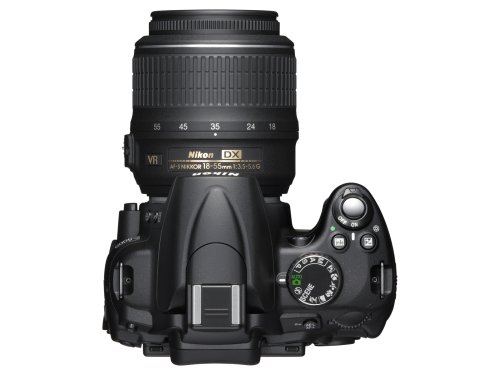 Nikon D5000 DSLR Camera with 18-55mm f/3.5-5.6G VR and 55-200mm f/4-5.6G VR Lenses (OLD MODEL)