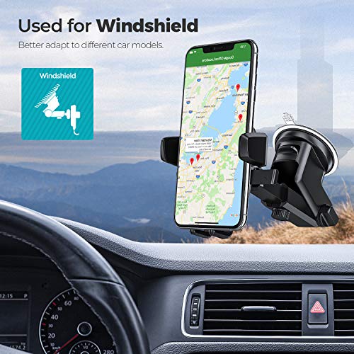 ORIbox Car Phone Mount, Dashboard Car Phone Holder, Washable Strong Sticky Gel Pad Fit for All Cell Phones