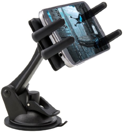 Arkon Windshield Dash Phone Car Mount for iPhone XS Max XS XR X 8 Galaxy Note 9 S10 S9 Retail Black