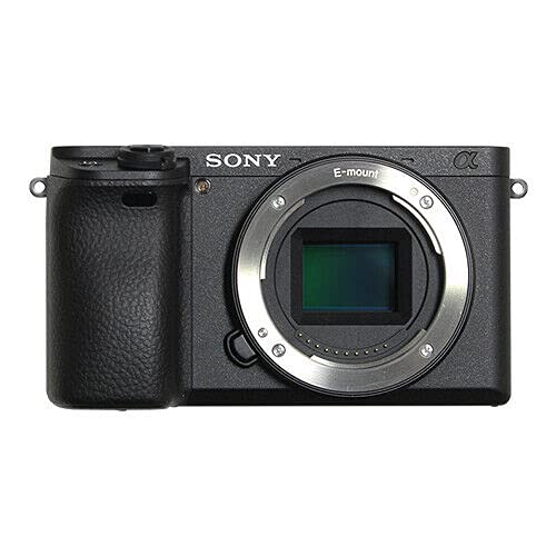 Sony Alpha a6400 Mirrorless Digital Camera (Body Only) - Essential Bundle Includes: Sandisk Extreme Pro 32GB SD, Memory Card Reader, Gadget Bag, Blower. Microfiber Cloth and Cleaning Kit