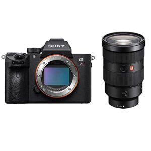 sony alpha a7r iii mirrorless digital camera (v2) with fe 24-70mm f/2.8 gm (g master) e-mount lens