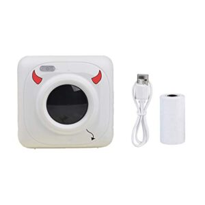 1 pc portable printer thermal photo printers bluetooth connection for diy painting journal with usb cable