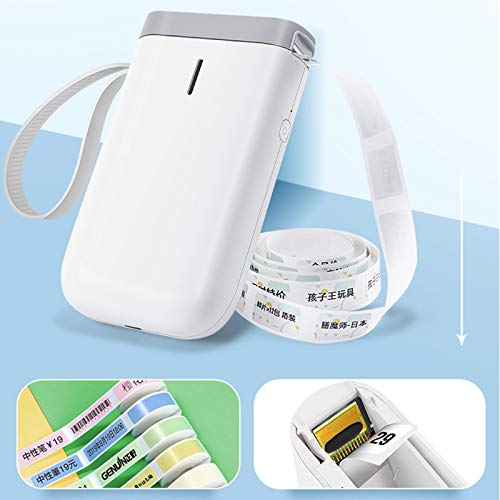 1 Pc Thermal Mobile Printer Label Sticker Writer Makers Suitable for Clothing Supermarket Retail Etc