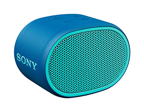 Sony SRS-XB01 Compact Portable Bluetooth Speaker: Loud Portable Party Speaker - Built in Mic for Phone Calls Bluetooth Speakers - Blue - SRS-XB01