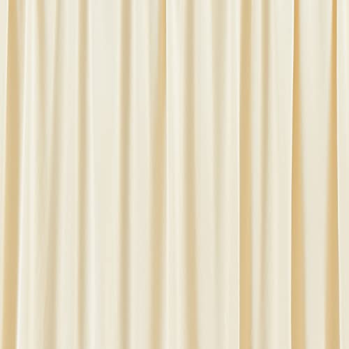 10 ft x 10 ft Wrinkle Free Champagne Backdrop Curtain Panels, Polyester Photography Backdrop Drapes, Wedding Party Home Decoration Supplies