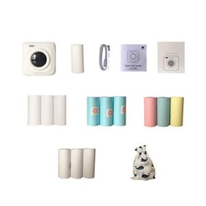 1 piece set portable photo printer bluetooth thermal label maker apply to labeling mini pocket