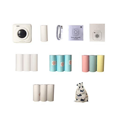 1 Piece Set Portable Photo Printer Bluetooth Thermal Label Maker Apply to Labeling Mini Pocket