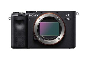 sony alpha 7c full-frame mirrorless camera – black (ilce7c/b) (renewed)