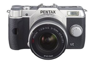 pentax q10 12.4mp with 02 zoom lens kit (silver)