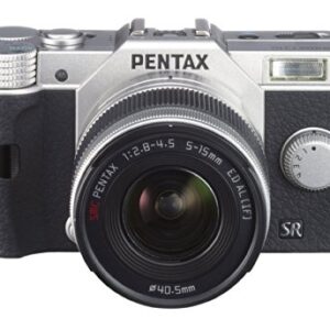 Pentax Q10 12.4MP with 02 zoom lens kit (Silver)