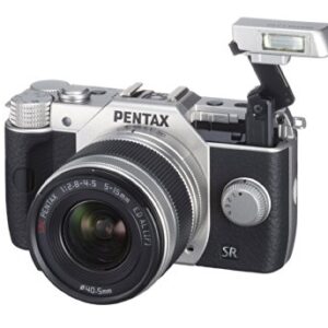 Pentax Q10 12.4MP with 02 zoom lens kit (Silver)