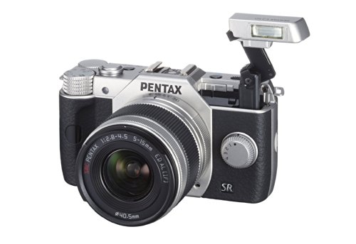 Pentax Q10 12.4MP with 02 zoom lens kit (Silver)