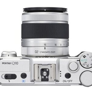 Pentax Q10 12.4MP with 02 zoom lens kit (Silver)