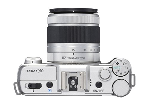 Pentax Q10 12.4MP with 02 zoom lens kit (Silver)