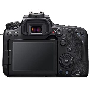 Canon EOS 90D DSLR Camera with Canon EF-S 55-250mm f/4-5.6 is STM Lens, Soft Padded Case, Memory Card, and More (Renewed)