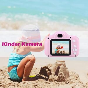 Digital Cameras for Photography Kids Full HD Camera,X2 Mini Portable 2.0 Inch IPS Color Screen Children's Digital Camera HD 1080P Camera,Digital Zoom,Shock Proof, Photo Video Camera,Kids Digital Camer