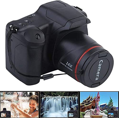 Digital Cameras for Photography Digital Camera Vlogging Camera Video Camera, 1080P LCD Screen 2.4 Inches 16X Digital Zoom Anti-Shake Cameras for Beginners Learners Kids Camera