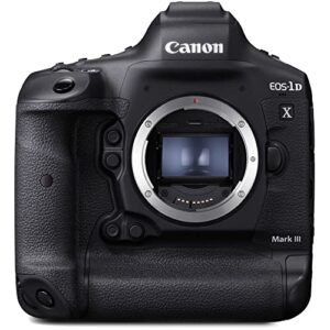 Canon EOS-1D X Mark III DSLR Camera (Body Only) (3829C002) + 128GB CFexpress Card + LP-E19 Battery + Case + Corel Photo Software + Flex Tripod + Hand Strap + Memory Wallet + Cleaning Kit (Renewed)