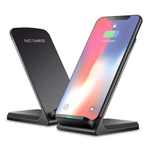 BoxWave Charger Compatible with Nokia Lumia 950 (Charger by BoxWave) - Wireless QuickCharge Stand, No Cord; no Problem! Charge Your Phone with Ease! for Nokia Lumia 950 - Jet Black