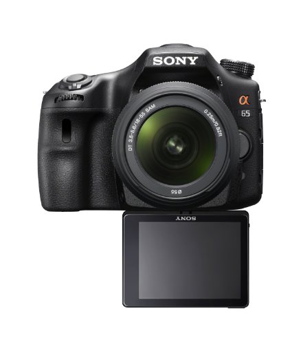 Sony SLT-A65V 24.3 MP Translucent Mirror Digital SLR With 18-55mm Lens