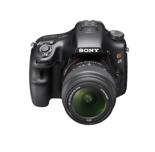 Sony SLT-A65V 24.3 MP Translucent Mirror Digital SLR With 18-55mm Lens