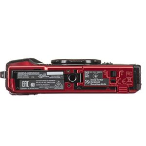 Olympus Tough TG-6 Digital Camera (Red) - with Premium Accessory LED Light Bundle