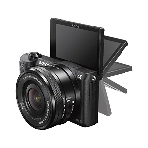 Sony a5100 16-50mm Interchangeable Lens Camera with 3-Inch Flip Up LCD (Black)