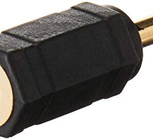 Monoprice 107121 2.5mm Mono Plug to 3.5mm Mono Jack Adaptor, Gold Plated & 107128 3.5mm Mono Plug to 3.5mm Stereo Jack Adaptor, Gold Plated