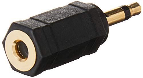 Monoprice 107121 2.5mm Mono Plug to 3.5mm Mono Jack Adaptor, Gold Plated & 107128 3.5mm Mono Plug to 3.5mm Stereo Jack Adaptor, Gold Plated