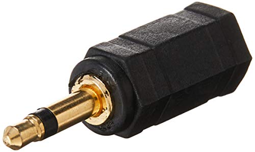 Monoprice 107121 2.5mm Mono Plug to 3.5mm Mono Jack Adaptor, Gold Plated & 107128 3.5mm Mono Plug to 3.5mm Stereo Jack Adaptor, Gold Plated