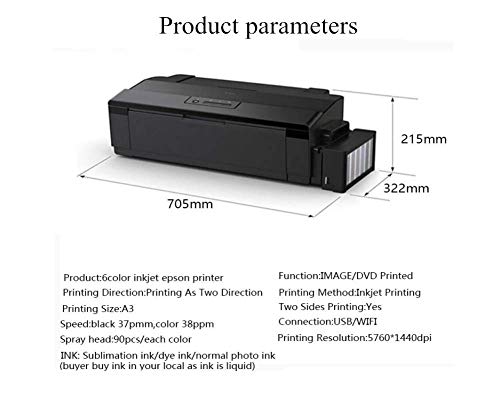 Hrm Inkjet Printer A3 A4 Inkjet Printer Supporting Sublimation