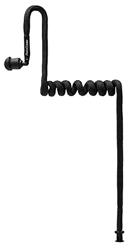 ParaComm Moisture Resistant Acoustic Tube with Walkie Talkie Earpiece with Mic - Motorola Compatible Headset Surveillance 2 Prong Pin CP185 CP200 CP200D CLS1110 T600 T800 Radios. with 2 Earmolds