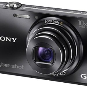 Sony Cyber-shot DSC-WX150 18.2 MP Exmor R CMOS Digital Camera with 10x Optical Zoom and 3.0-inch LCD (Black) (2012 Model)