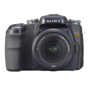 sony alpha a100k 10.2mp digital slr camera kit with 18-70mm f3.5-5.6 lens