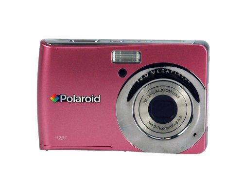 Polaroid CIA-1237PC 12 MP Digital Camera with 3x Optical Zoom, Pink