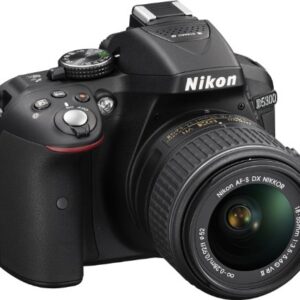 Nikon D5300 Digital SLR with 18-55mm VR II Compact Lens Kit - Black (24.2 MP) 3.2 inch LCD