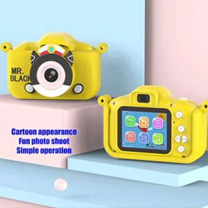 Digital Video Cameras, 2 Inch HD Screen for Kids Stimulate Kids Imagination Dual Front and Back MP3 Cameras for Photo (with 32G Memory Card with Card Reader)