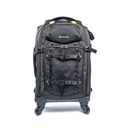 VANGUARD ALTA Fly 55T DSLR Camera Backpack, 4 Wheel Spinner/Trolley, Black