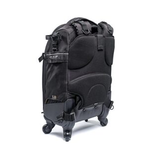 VANGUARD ALTA Fly 55T DSLR Camera Backpack, 4 Wheel Spinner/Trolley, Black