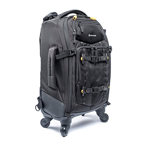 VANGUARD ALTA Fly 55T DSLR Camera Backpack, 4 Wheel Spinner/Trolley, Black