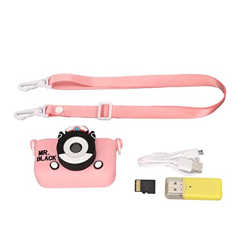 Digital Video Cameras, 2 Inch HD Screen for Kids Stimulate Kids Imagination Dual Front and Back MP3 Cameras for Photo (with 32G Memory Card with Card Reader)