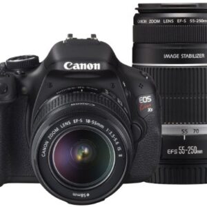 Canon EOS Kiss X5 Digital SLR Camera 2 Lens Kit - International Version (No Warranty)