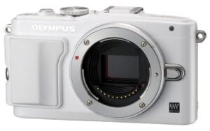 olympus pen lite e-pl6 digital camera body only (white)