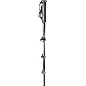 manfrotto xpro aluminum 4-section monopod (mpmxproa4us)