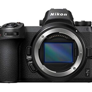 Nikon Z7 Full-Frame Mirrorless Interchangeable Lens Camera with 45.7MP Resolution, Body, Black, 1591