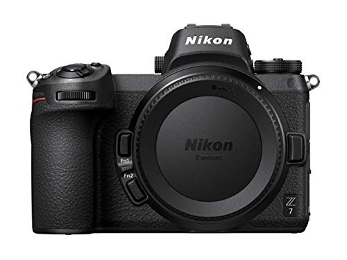 Nikon Z7 Full-Frame Mirrorless Interchangeable Lens Camera with 45.7MP Resolution, Body, Black, 1591