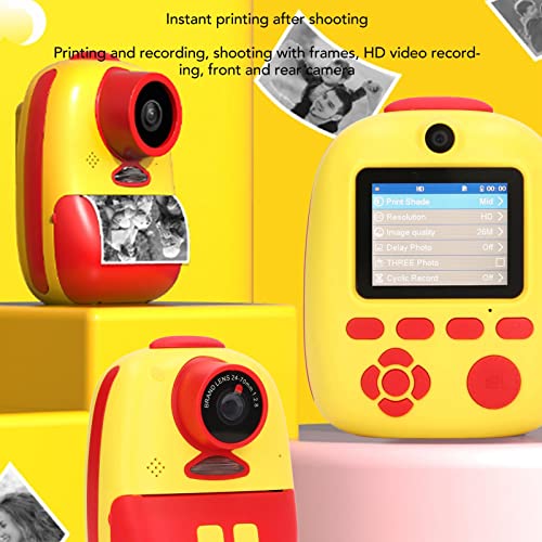 Kids Selfie Camera, Mini Print Camera Christmas Birthday Festival New Year Gift for Children