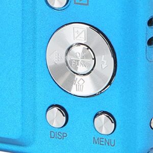 Children Digital Camera, 2.7in Camera ABS Metal 48MP High Definition 8X Optical Zoom Portable Digital Camera, for Children Beginners, Party, Birthday, Christmas, Thanksgiving (Blue)